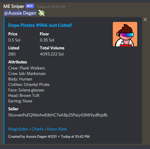 GitHub - AussieDegen/MagicEden-Monitor: Monitors collections of your choice on MagicEden and ...
