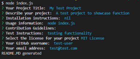 GitHub - Alexander-Perry/Readme-Generator: node.js Readme file generator