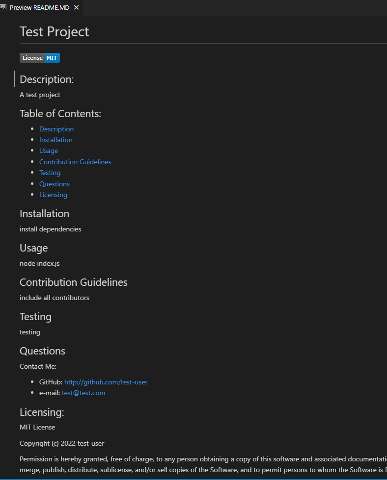 GitHub - Alexander-Perry/Readme-Generator: node.js Readme file generator