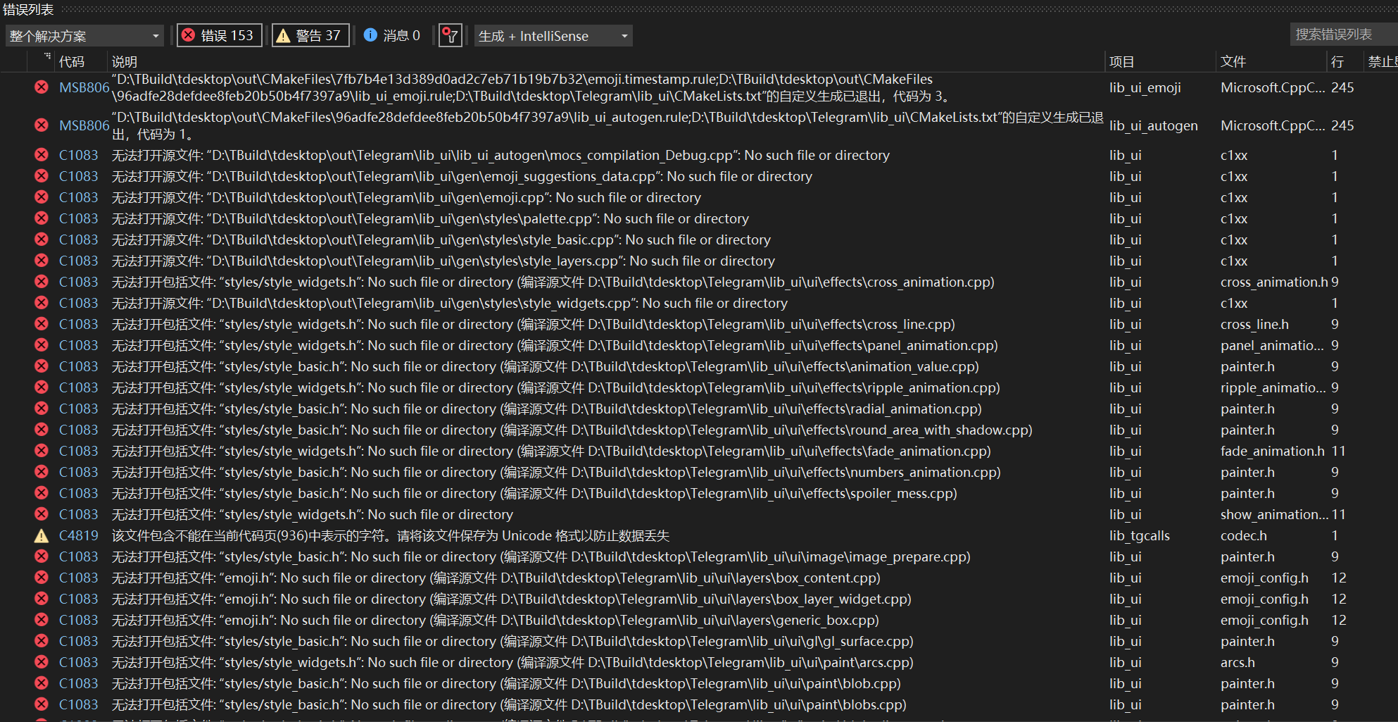 Fail to Build... · Issue #25224 · telegramdesktop/tdesktop · GitHub