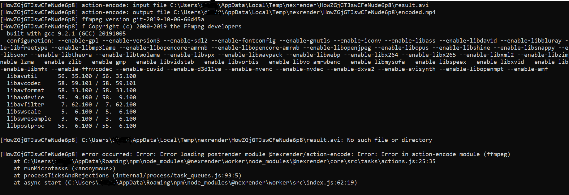 Can't render .mov file to mp4 · Issue #426 · inlife/nexrender · GitHub