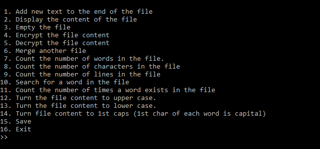 Github Youssefmorad1console Text Editor A Simple Console Text Editor App Using C That 0871