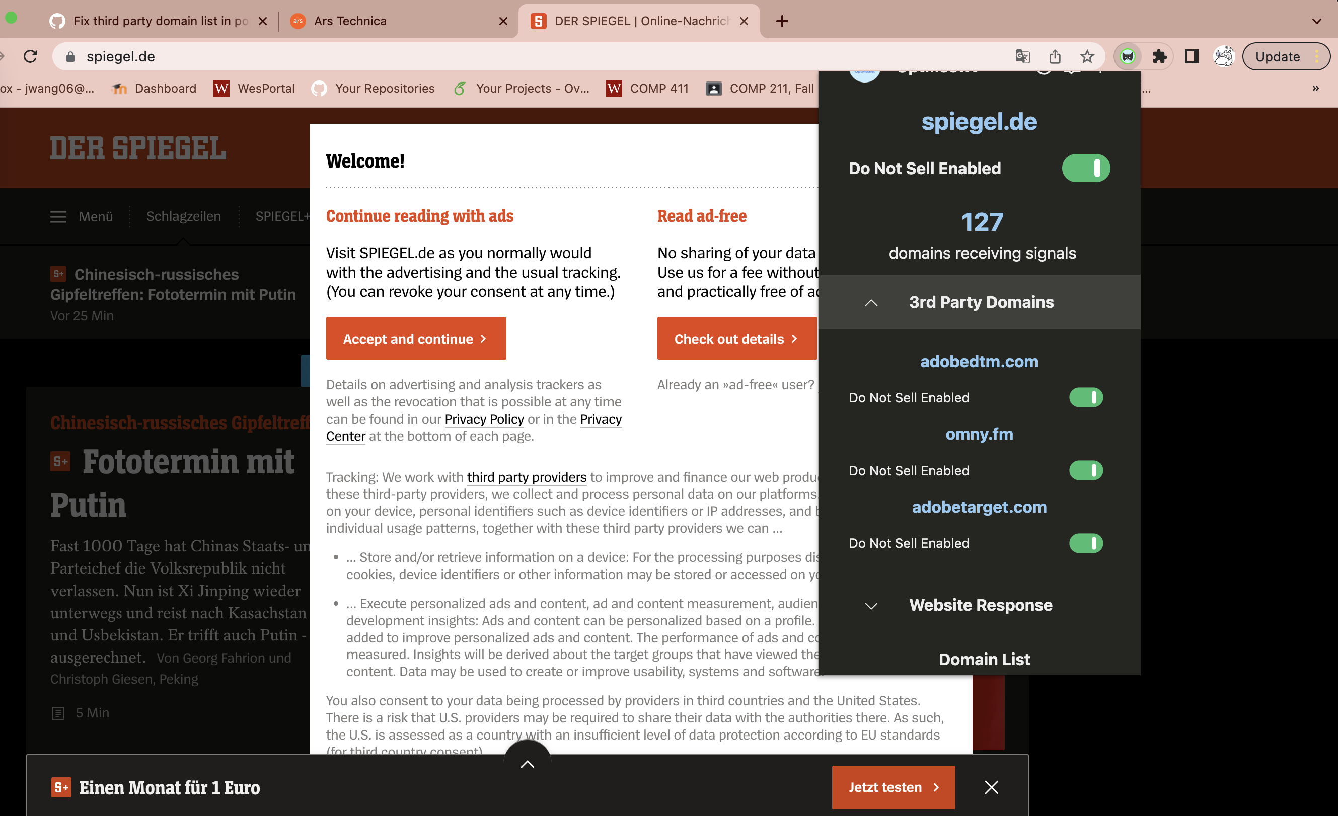 Fix third party domain list in popup · Issue #364 · privacy-tech-lab/gpc-optmeowt · GitHub
