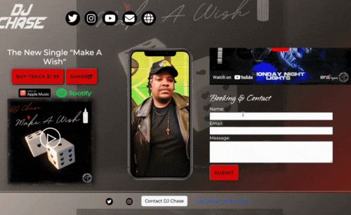 GitHub - jtaylor1204/DJ-Chase-Landing-Page