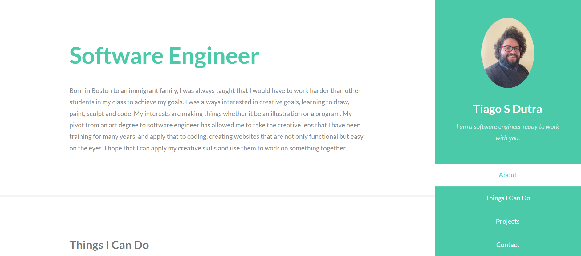 GitHub - tiagosdutra/portfolio: portfolio website