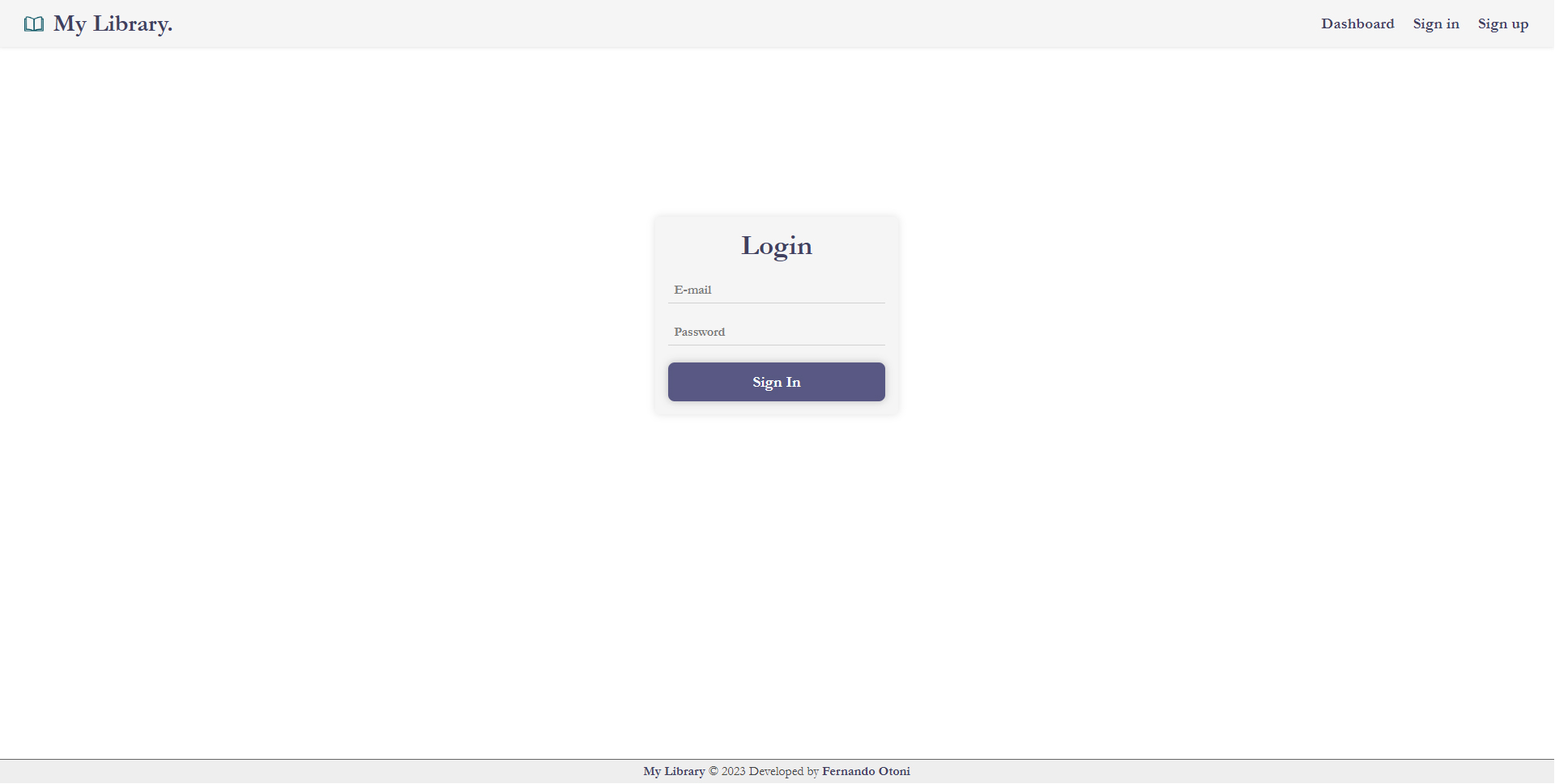 GitHub - fernandootoni/My-Library: My library is a website designed to bring people who love ...