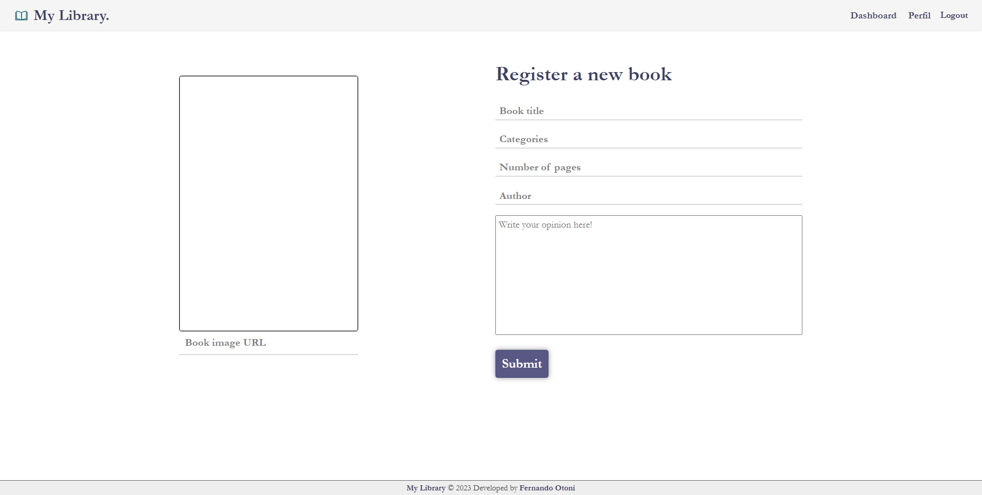 GitHub - fernandootoni/My-Library: My library is a website designed to ...