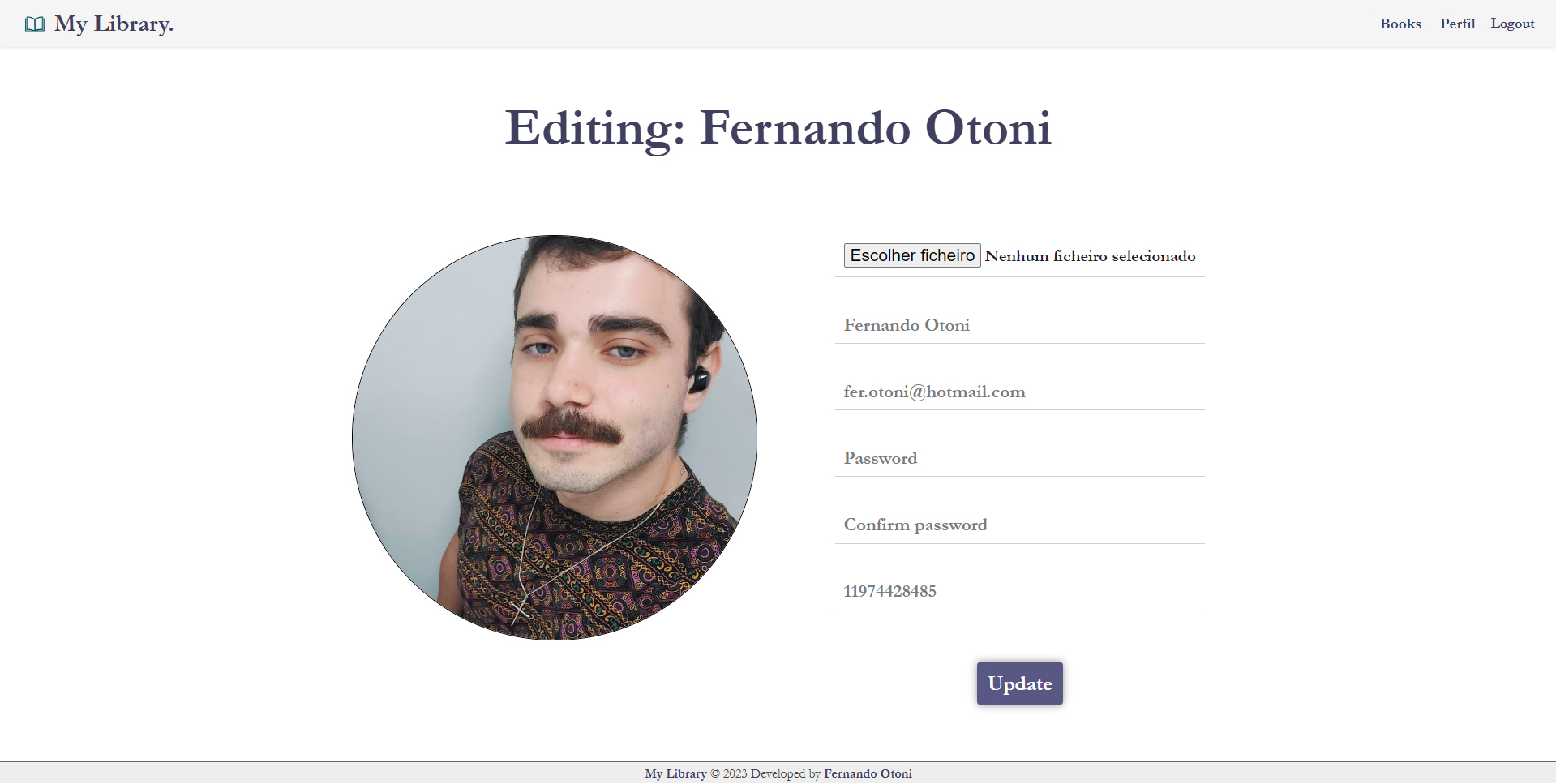GitHub - fernandootoni/My-Library: My library is a website designed to bring people who love ...