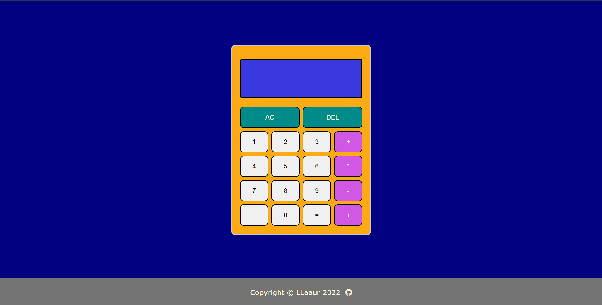 GitHub - LLaaur/WebCalculator