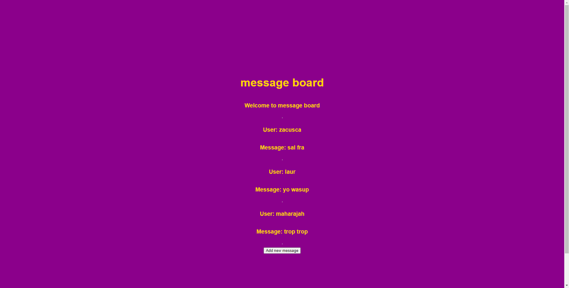 GitHub LLaaur message board