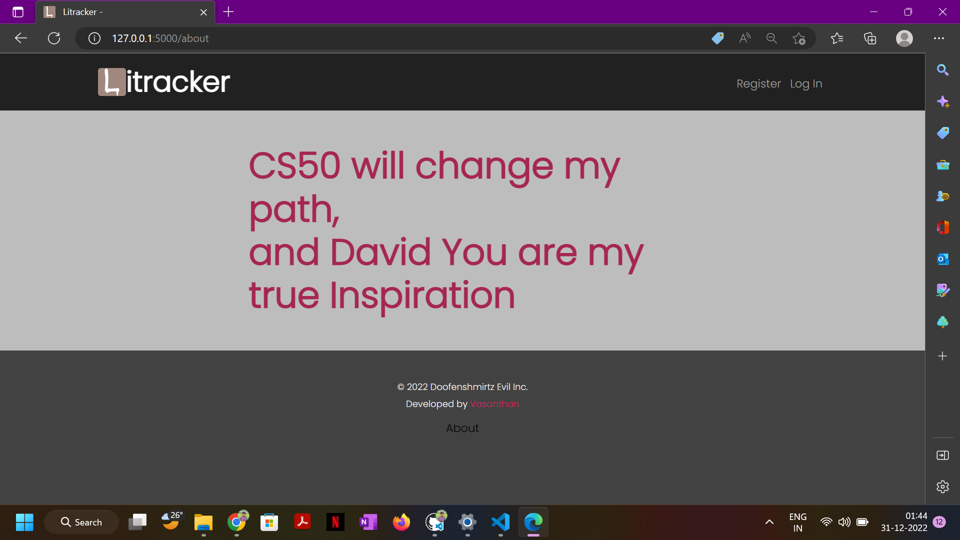GitHub - srvasanthan33/CS50_Final_Project
