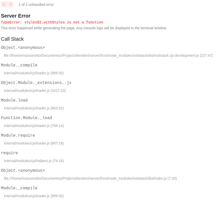 Make notistack compatible with MUI v5 unstable beta · Issue #401 · iamhosseindhv/notistack · GitHub