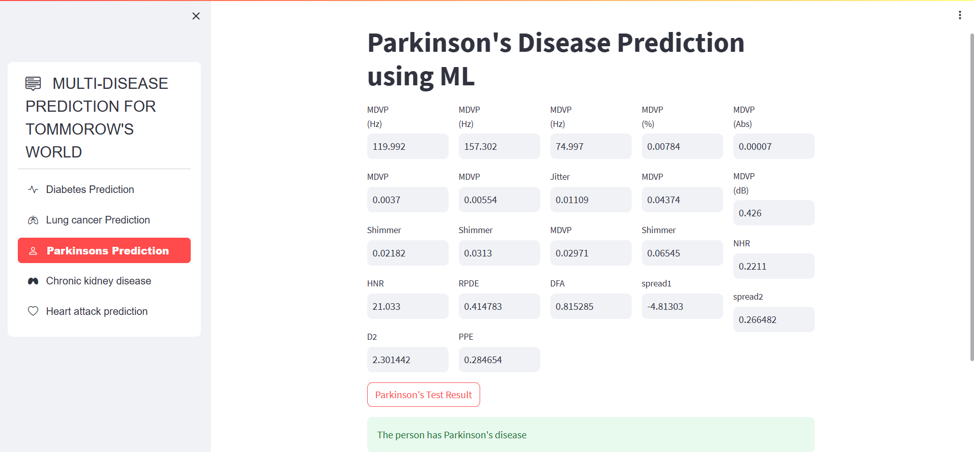 GitHub - keerthanarao02/multi-disease-prediction-for-tomorrow-s-world ...