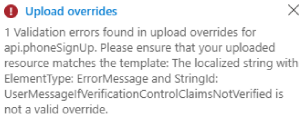 The claims for verification control have not been verified. · Issue ...