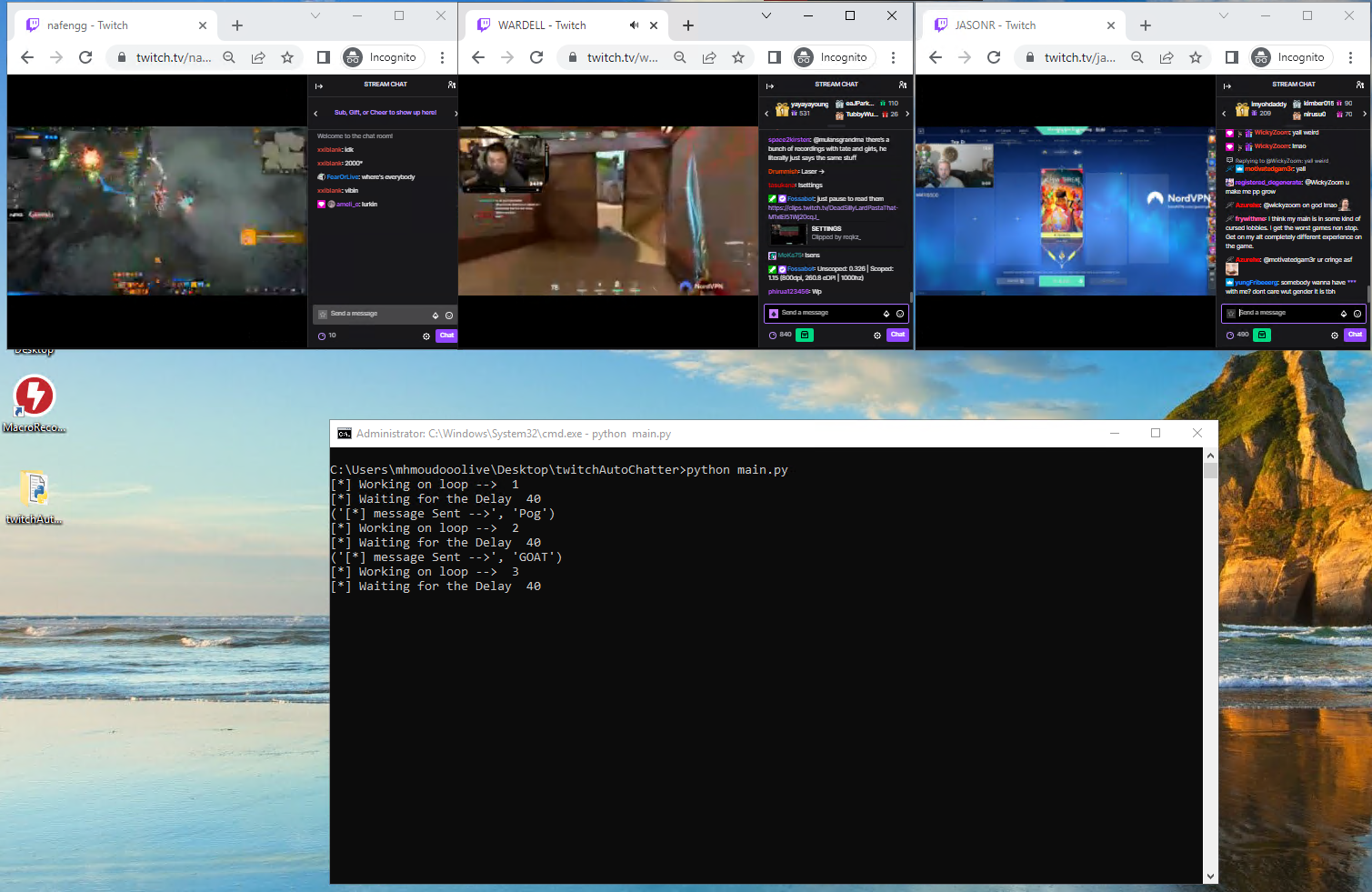 GitHub - MahmoudMKhateeb/twitch-comments-bot: livestream bot that auto ...
