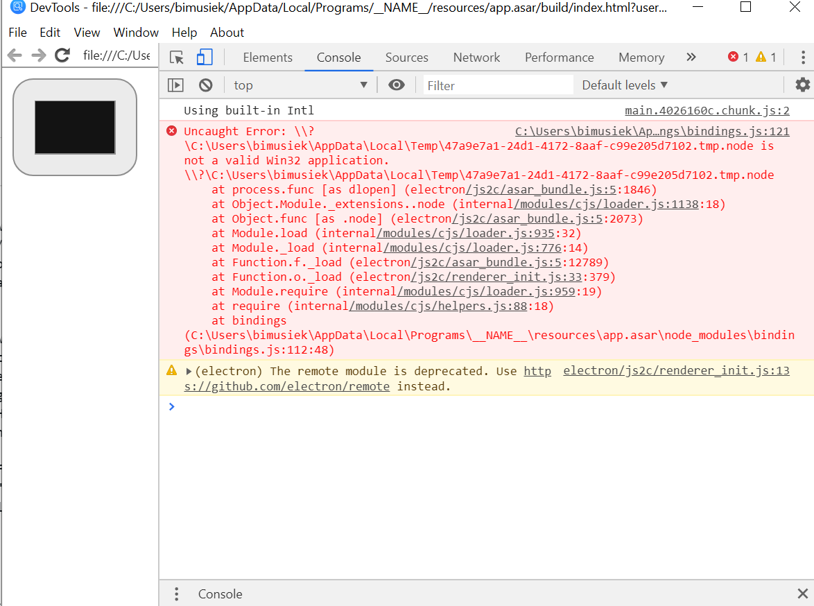 11.0.0-beta.1 (dont work) Win 10 · Issue #1430 · realm/realm-studio · GitHub