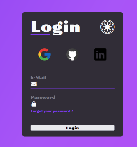 GitHub - jclaudiomelo/LoginStarWarsTheme: Login Dark and Light Mode