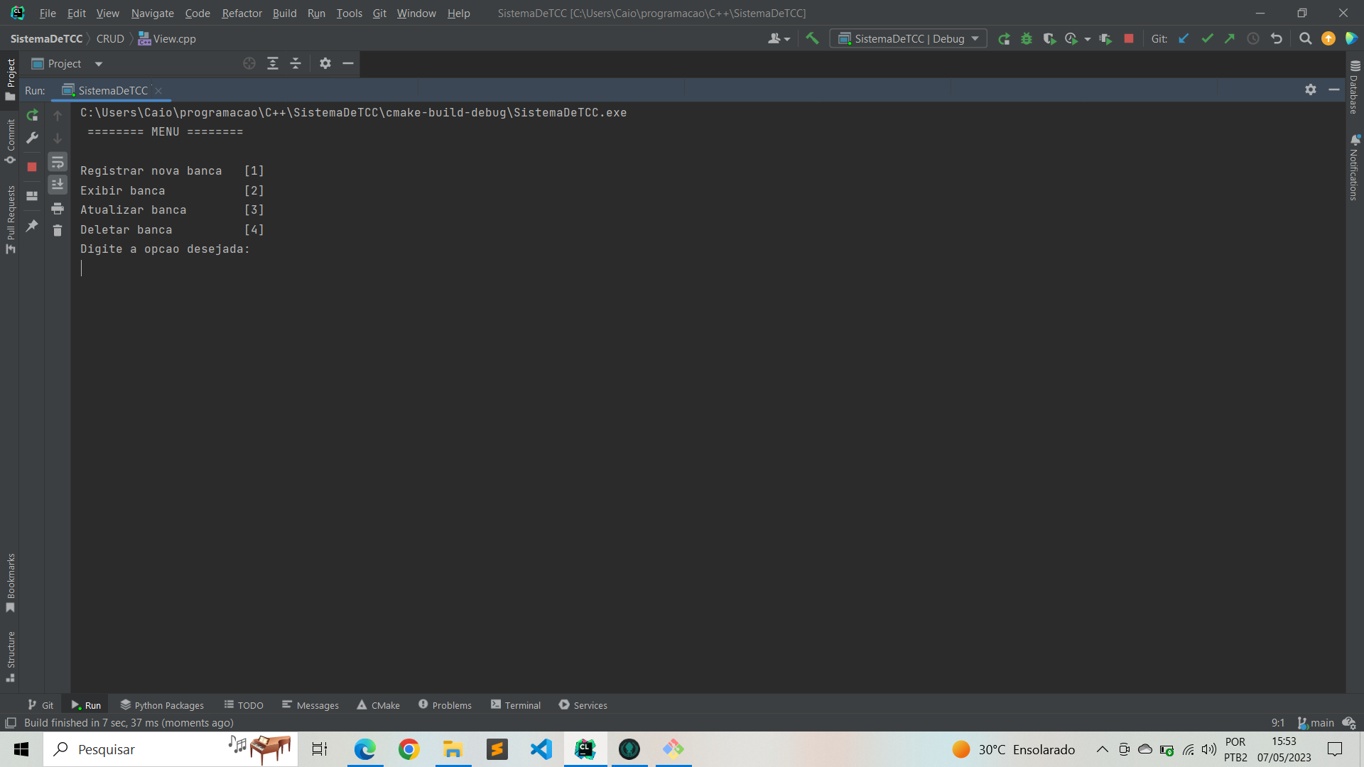 GitHub - dandinCode/Sistema-TCC: Sistema de TCC feito em C++ com JSON