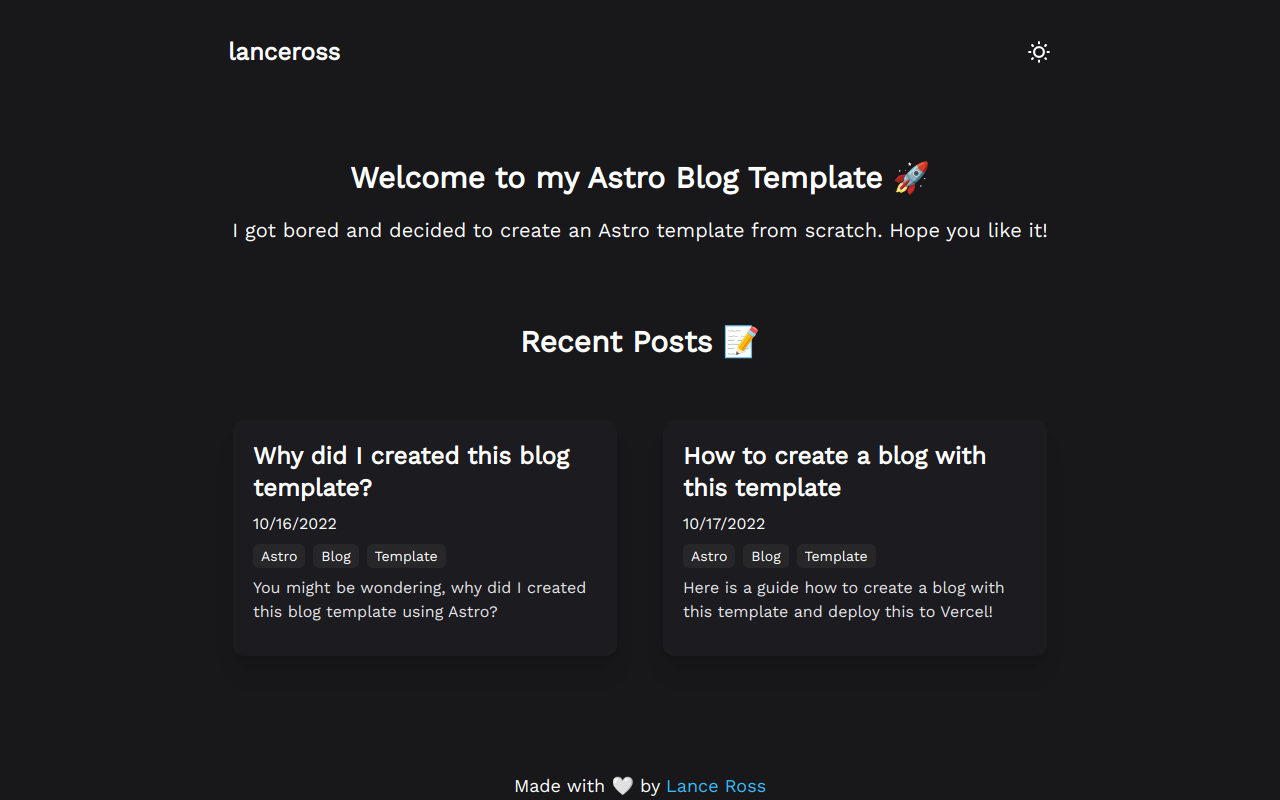 THEME: Astro Basic Blog Template · Issue #353 · withastro/astro.build · GitHub