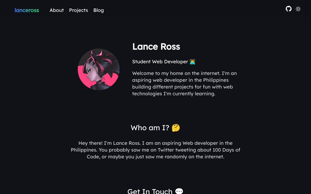 SHOWCASE: Personal Website · Issue #359 · withastro/astro.build · GitHub