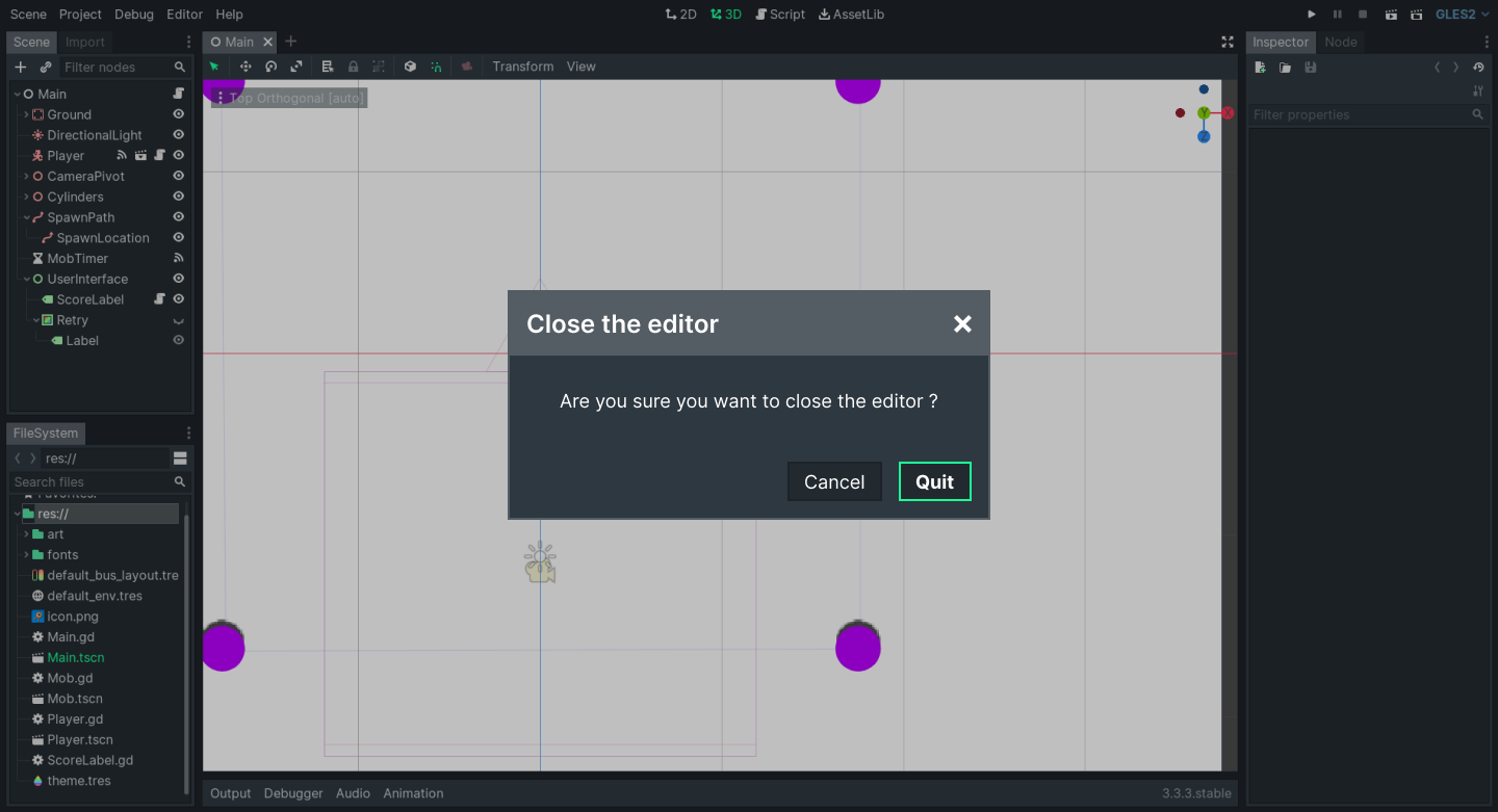 Improve confirmation dialogs' presentation · Issue #3271 · godotengine/godot-proposals · GitHub