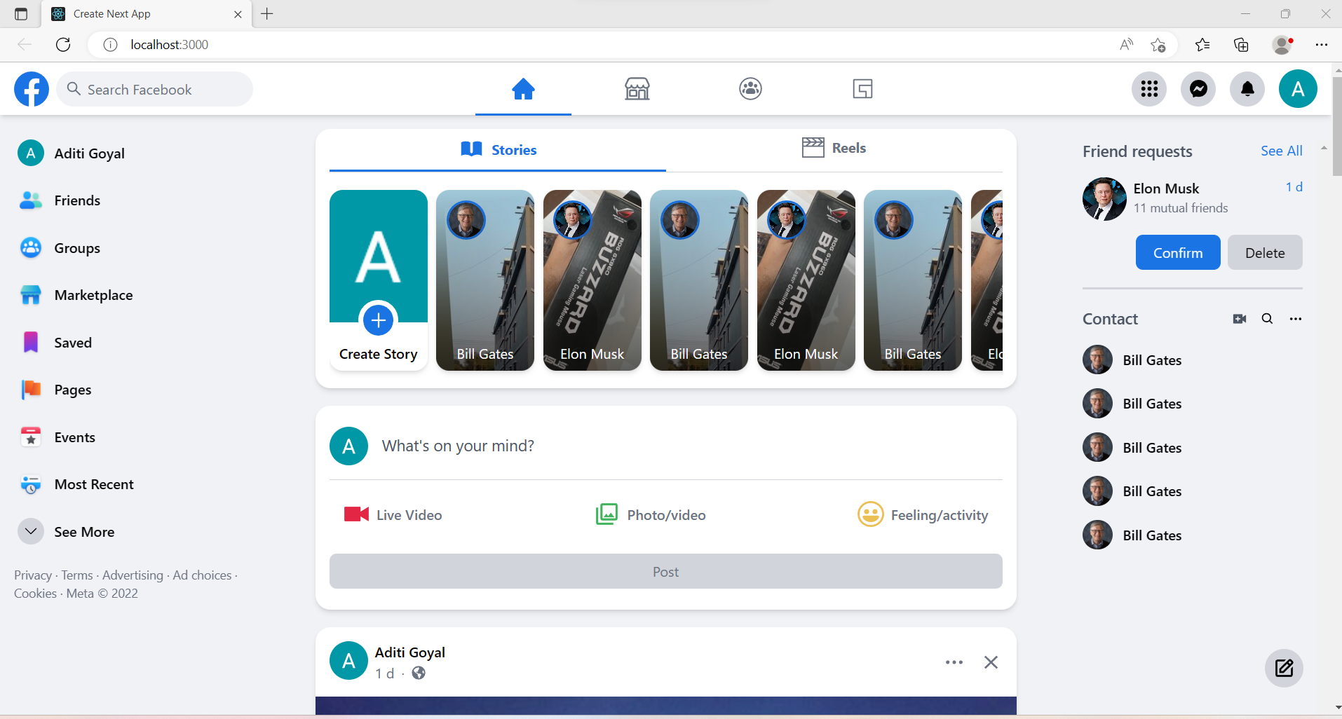 GitHub - aditi5050/SocialBird: FaceBook Clone