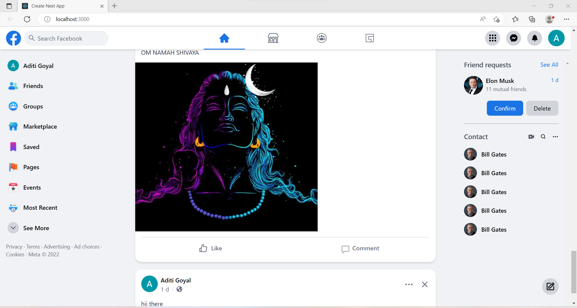 GitHub - aditi5050/SocialBird: FaceBook Clone