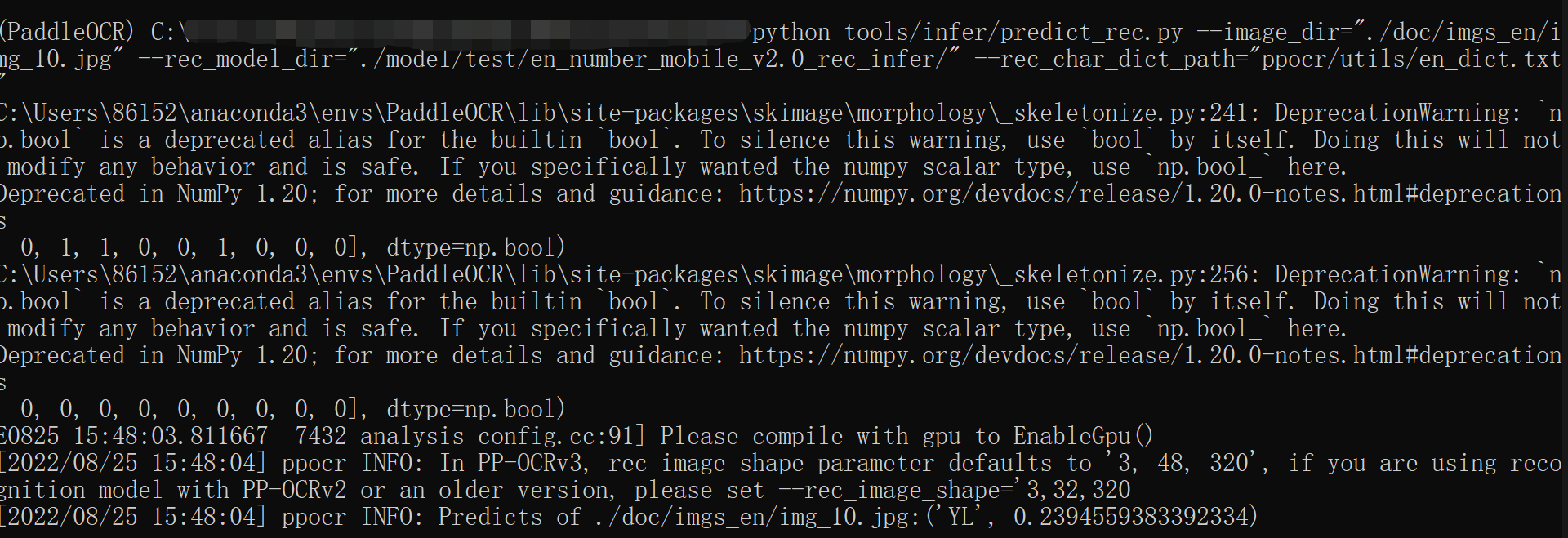 Python端识别模型推理效果差,v3和20都一样,是我打开方式不对吗? · Issue 7352 · Paddlepaddlepaddleocr · Github