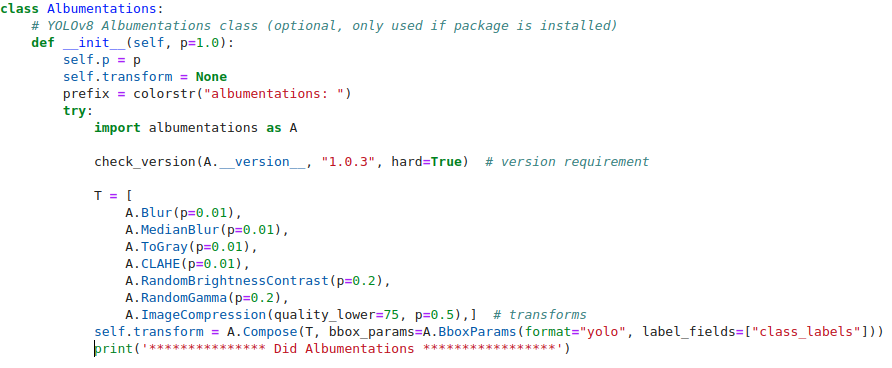 How to use albumentations? · Issue #257 · ultralytics/ultralytics · GitHub