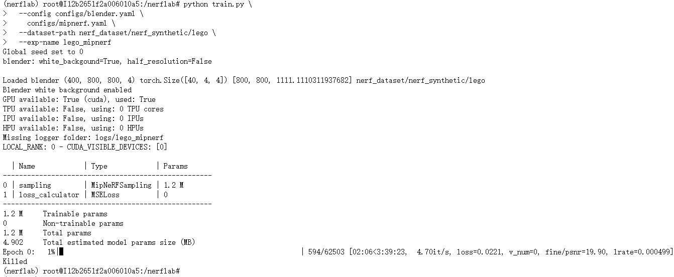 How to use the mipnerf config to train · Issue #1 · yzslab/nerflab · GitHub