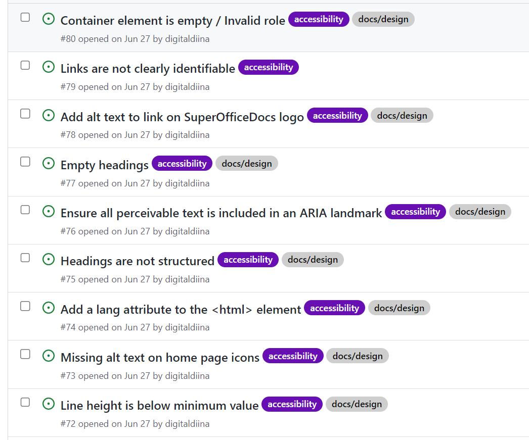 Design improvement of Docs · Issue #491 · SuperOfficeDocs/superoffice-docs · GitHub