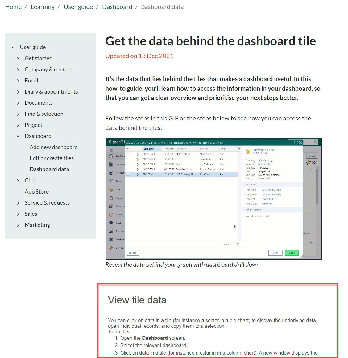 Guide with docs help - How to display the iframe of help in docs inside guides as long as it's ...