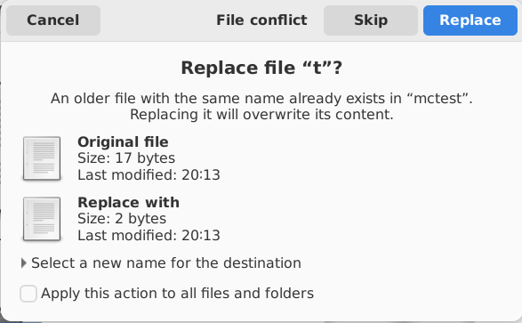 [0.12.1] Merge the file conflict comparison dialog into the main ...