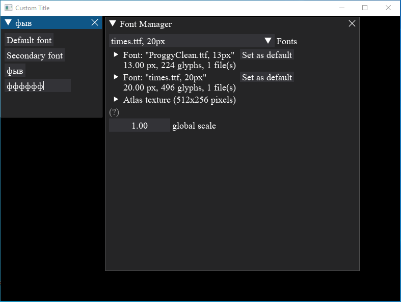 [Win10] Unpredictable cyrillic rendering in input fields · Issue #1674 · hoffstadt/DearPyGui ...