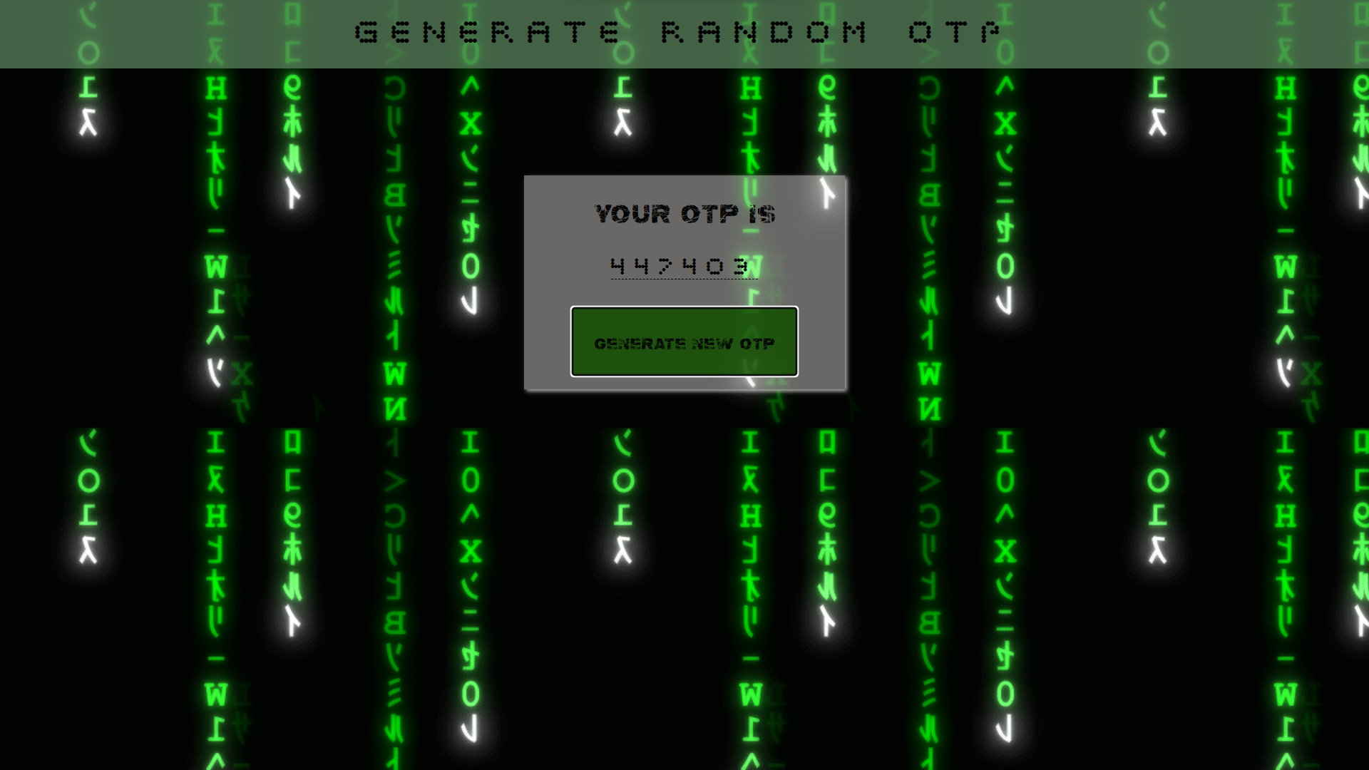 GitHub - vinodh002/OTP-Generator