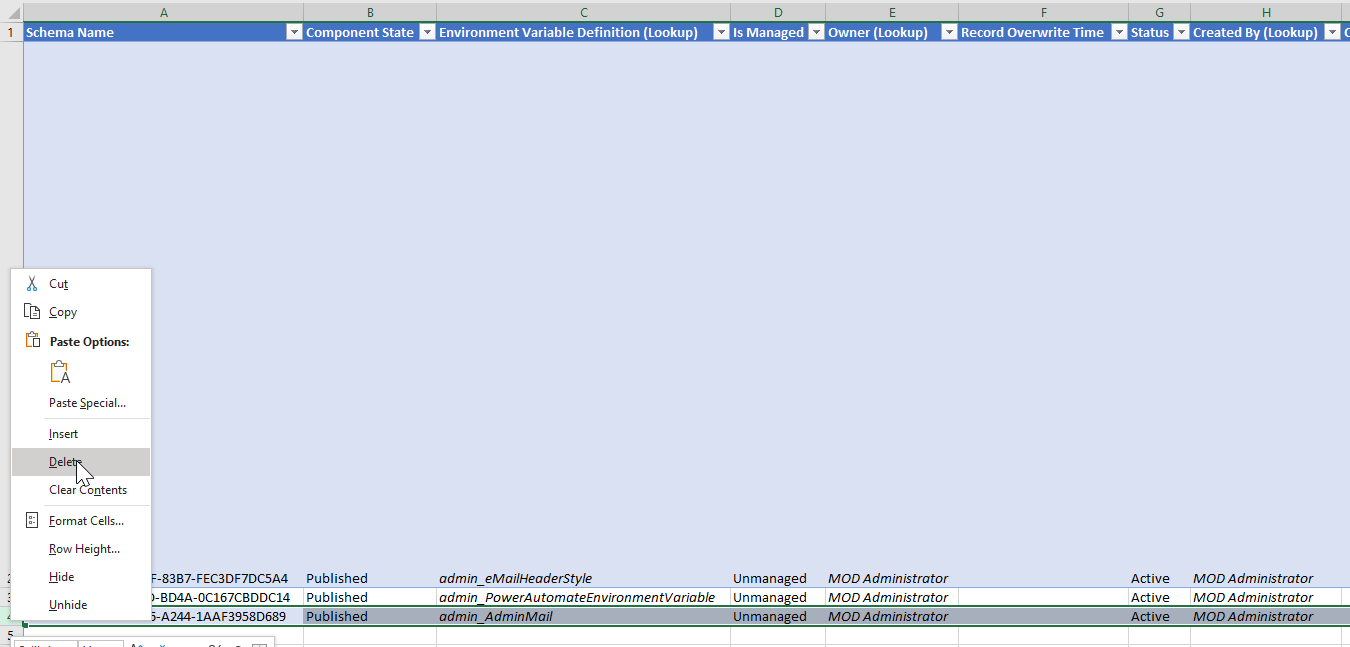 [Bug]: Cannot use Current Value to set environment variables in CoE, must use Default Values ...
