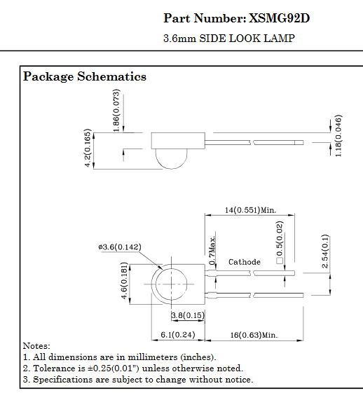 Right angle LED PTH footprints are backwards. · Issue #1020 · KiCad ...