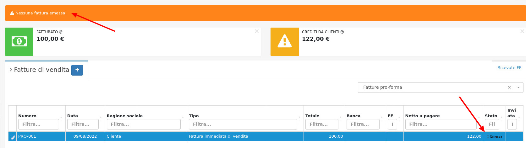 Fatturazione fatture pro-forma · Issue #1077 · devcode-it/openstamanager · GitHub
