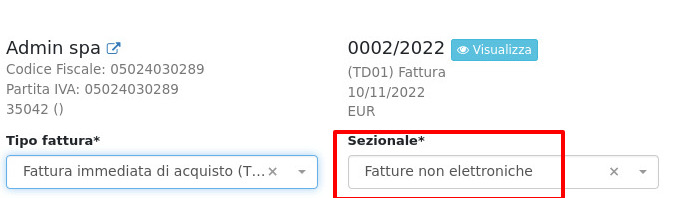 importazione fatture elettroniche in segmenti diversi · Issue #1081 · devcode-it/openstamanager ...