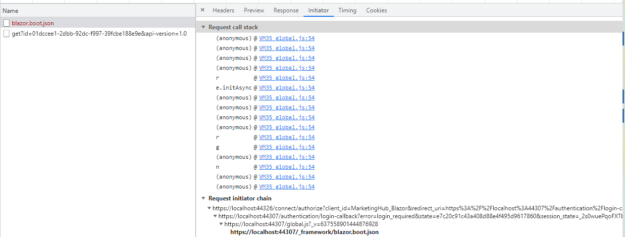 Dynamic client proxy at Blazor webassembly always call authorize but the target api doesn't ...