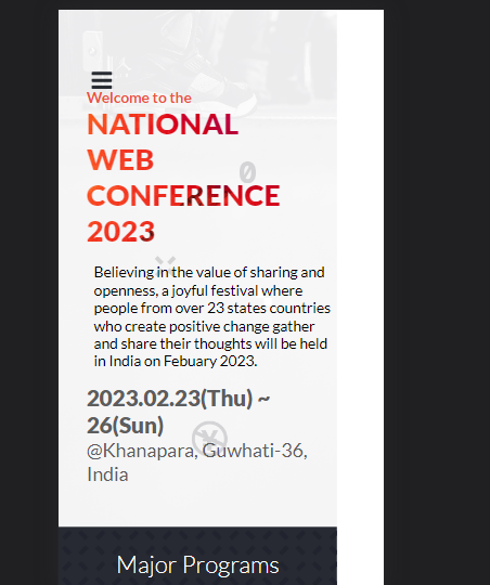 Capstone Project Peer To Peer Review · Issue 3 · Bhskr44 National Web Conference · Github