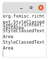 Wrong results in small text area with mono space. · Issue #1105 · FXMisc/RichTextFX · GitHub