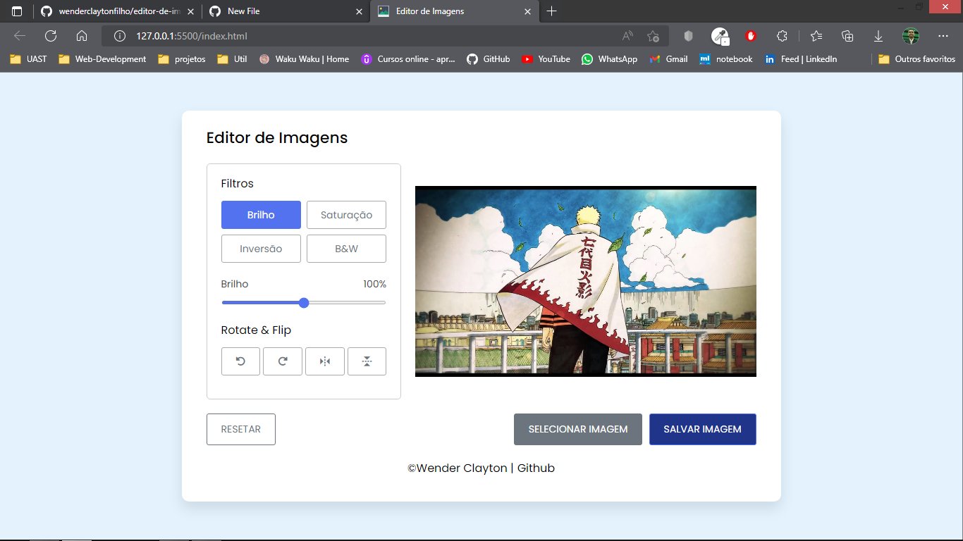 GitHub - wenderclaytonfilho/editor-de-imagens: Um editor de imagens para web, utilizando HTML ...