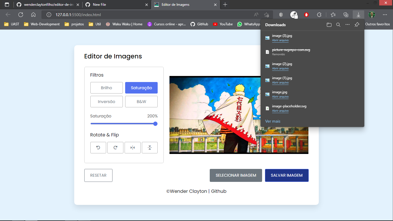 GitHub - wenderclaytonfilho/editor-de-imagens: Um editor de imagens para web, utilizando HTML ...