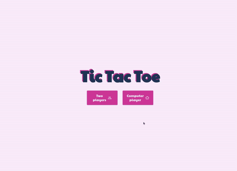 GitHub - wpolitowski/Tic-Tac-Toe: A classic game with two playing modes - against computer or ...
