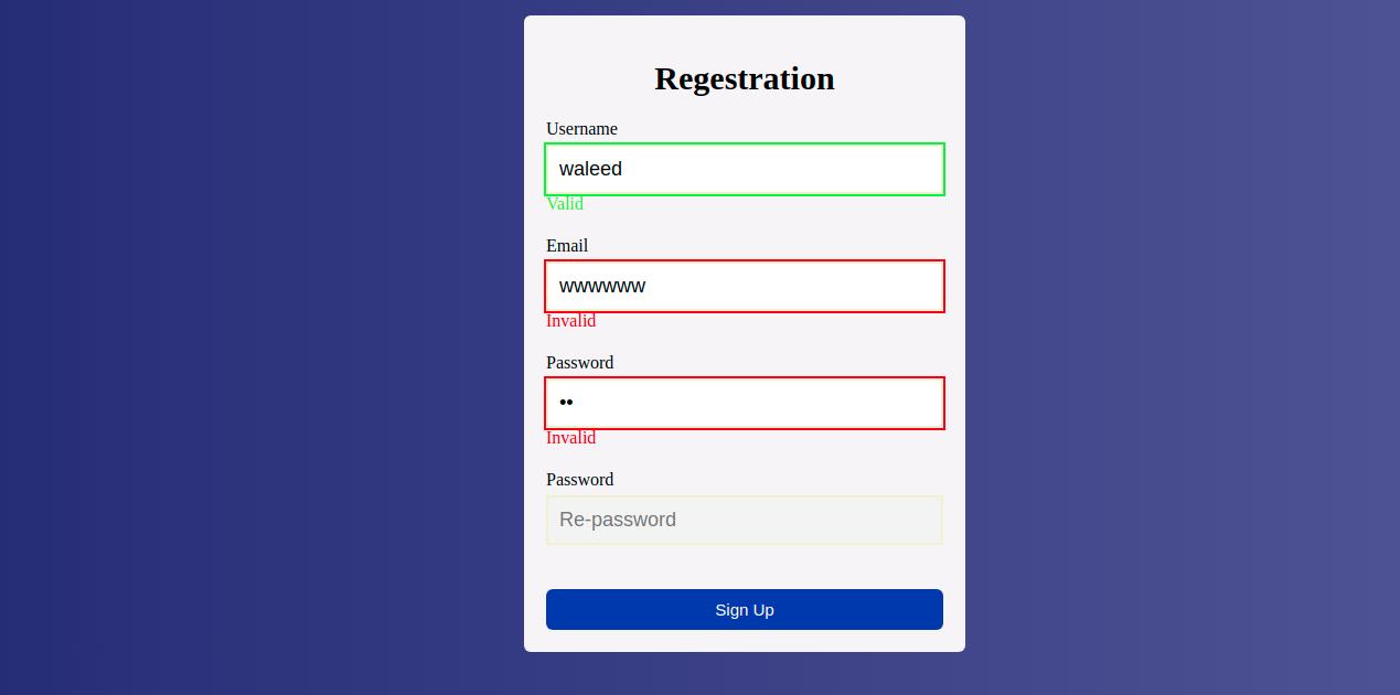 GitHub - waleedsmadi/form-validation: Form Validation in HTML / CSS / JS