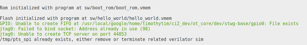 [verilator] multiple verilator sims · Issue #88 · lowRISC/opentitan · GitHub