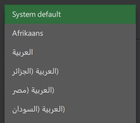 [MU4 Issue] Arabic language names: Closing bracket is appears on the ...
