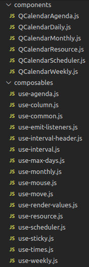 QCalendar to use Vue 3 · Issue #221 · quasarframework/quasar-ui ...