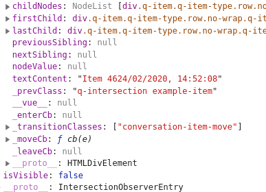 QIntersection sometimes does not render elements properly · Issue #6463 · quasarframework/quasar ...